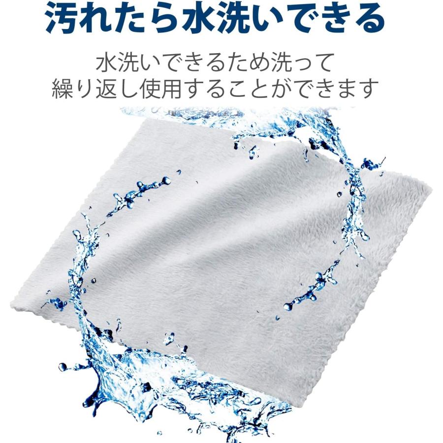 ELECOM エレコム クリーニングクロス 超極細繊維 Sサイズ クリーナー マイクロファイバー 水性/油性汚れ対応 強力 ウォッシャブル 【日本製】 グレー KCT-007GY : 葉月 ...