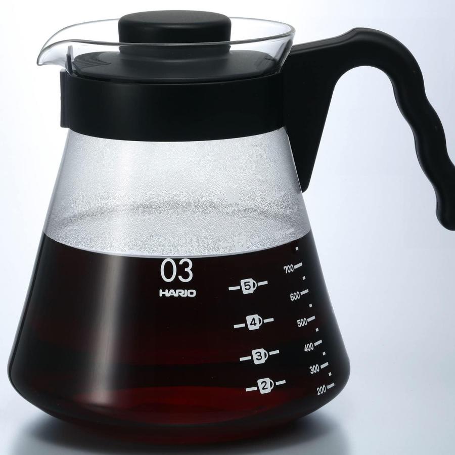 HARIO(ハリオ) V60コーヒーサーバー コーヒーポット 実用容量1000ml ブラック VCS-03B おしゃれ コーヒー用品 日本製 : hak00a085a : 葉月Yahoo!店 ...