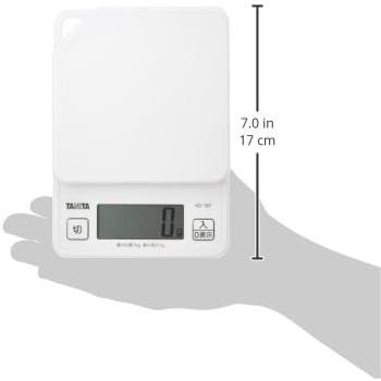 タニタ クッキングスケール キッチン はかり 料理 デジタル 1kg 1g単位 ホワイト KD-187 WH プレゼント ギフト おしゃれ キッチン用品 : hak00a131b : 葉月 ...