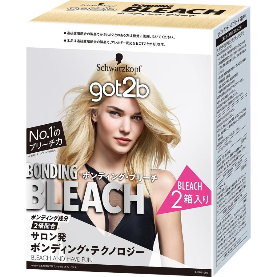 no3 シュワルツコフ(schwarzkopf) 【医薬部外品】got2b ゴットゥービー ボンディング・ブリーチ 2箱入り : 葉月Yahoo!店 - 通販 - Yahoo!ショッピング