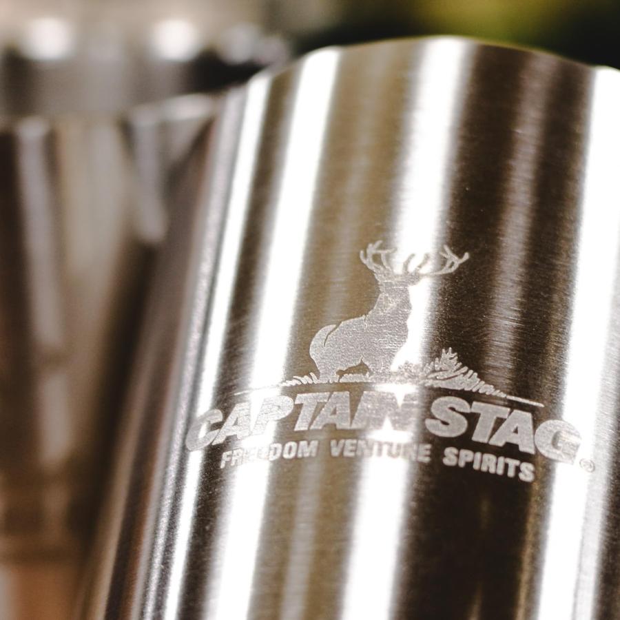 CAPTAIN STAG キャプテンスタッグ アウトドア コップ マグカップ マグ カップ タンブラー 350ml ダブルステンレス 中空二重 ...