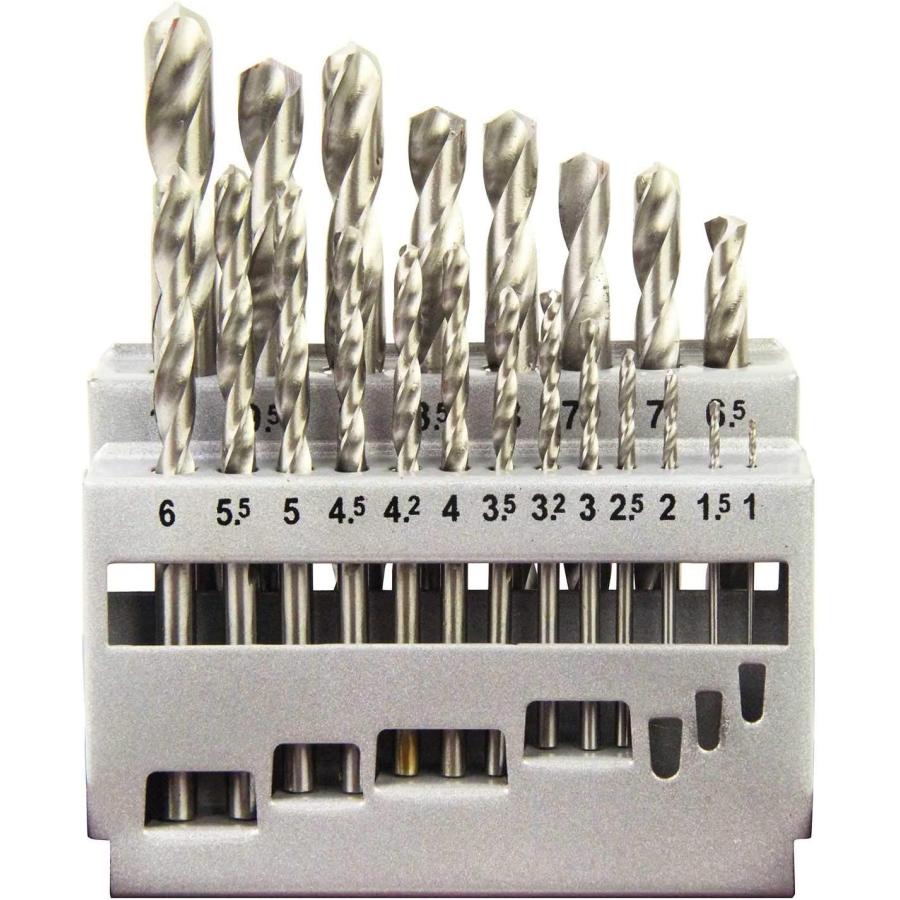 E-Value イーバリュー 鉄工用ドリルセット 丸軸 21本組 ETD-21S : 葉月Yahoo!店 - 通販 - Yahoo!ショッピング