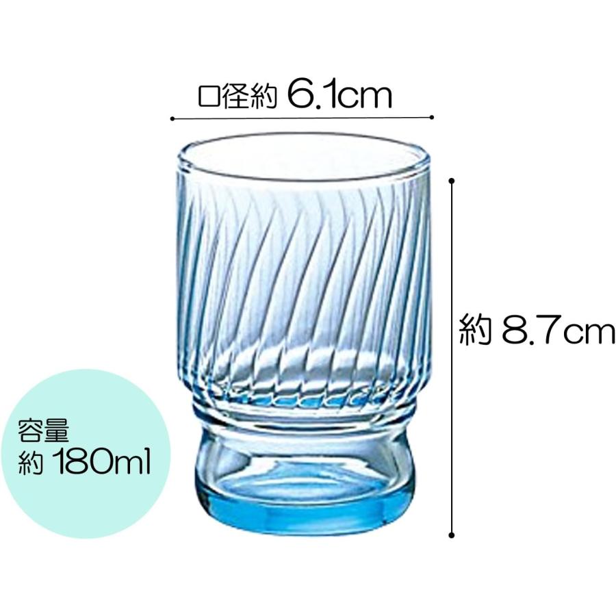 ADERIA アデリア スタッキング グラス ブルー 180ml 口部強化 AX デニム 6個セット 日本製 C-466 : 葉月Yahoo!店 - 通販 - Yahoo!ショッピング