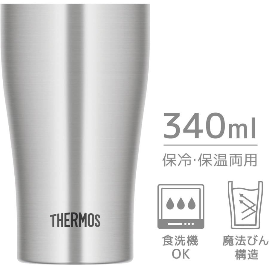 THERMOS サーモス 真空断熱タンブラー 340ml ステンレス 食洗機対応 魔法びん構造 保温保冷 JDY-340 S スタンダードタイプ スタンダード : 葉月Yahoo!店 - 通販 ...