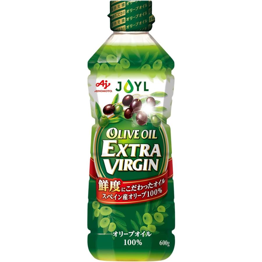 JOYL オリーブオイル エクストラバージン 600g ペット 1本 100% 味の素 J-オイルミルズ : 葉月Yahoo!店 - 通販 - Yahoo!ショッピング