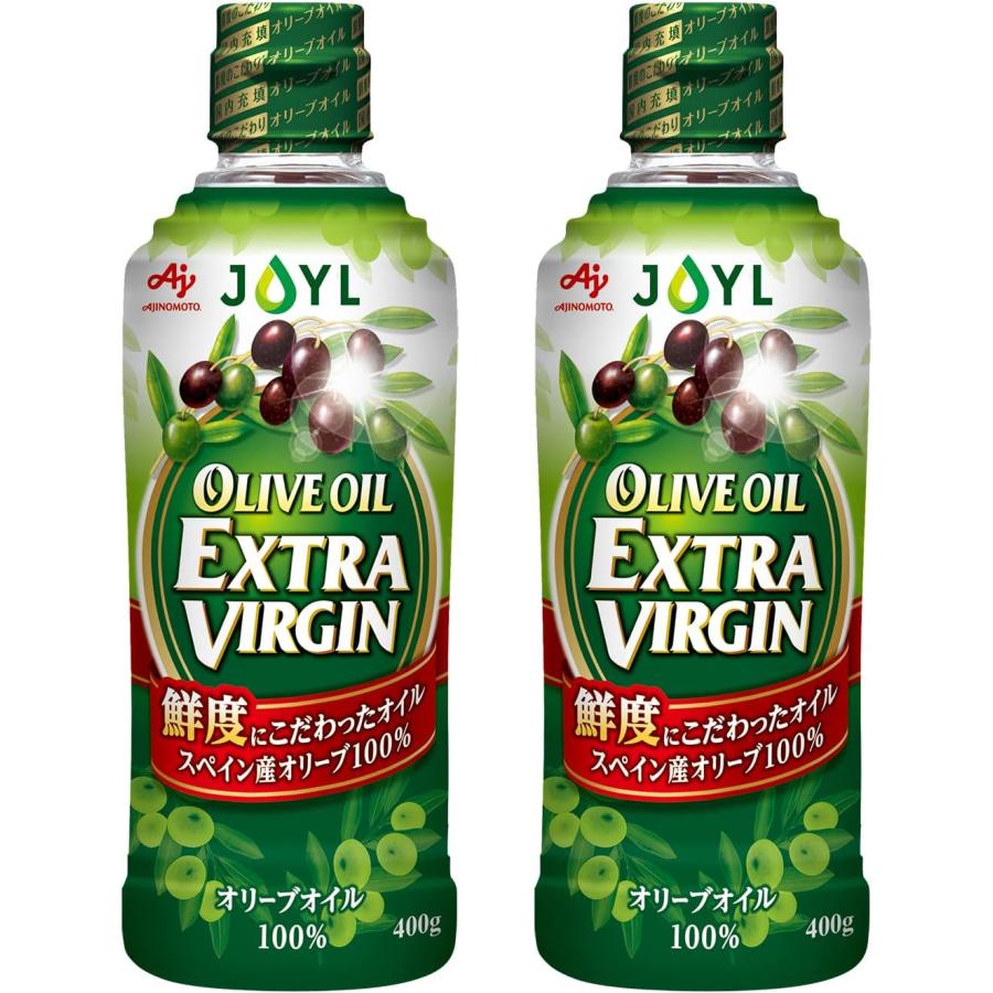 JOYL オリーブオイル エクストラバージン 100% 味の素 J-オイルミルズ 瓶 400g x 2本 新)オリーブオイル : 葉月Yahoo!店 - 通販 - Yahoo!ショッピング