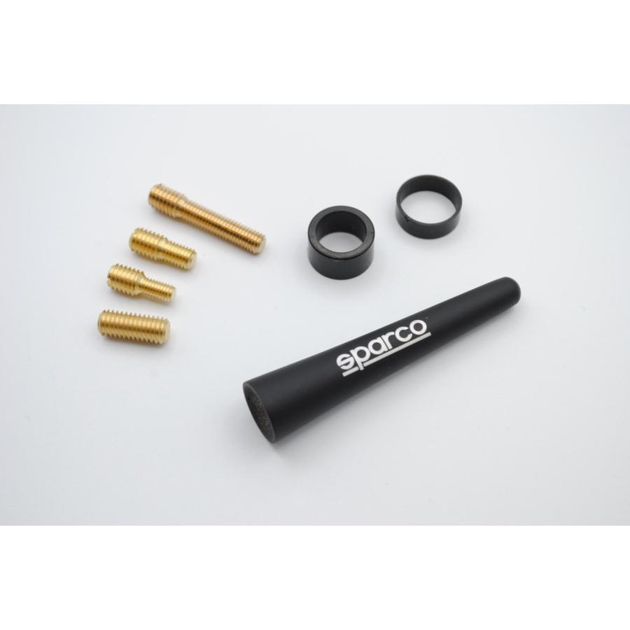 sparco SPARCO CORSA スパルココルサ アンテナ 65mm ブラック 艶消し SPA434 : 葉月Yahoo!店 - 通販 - Yahoo!ショッピング