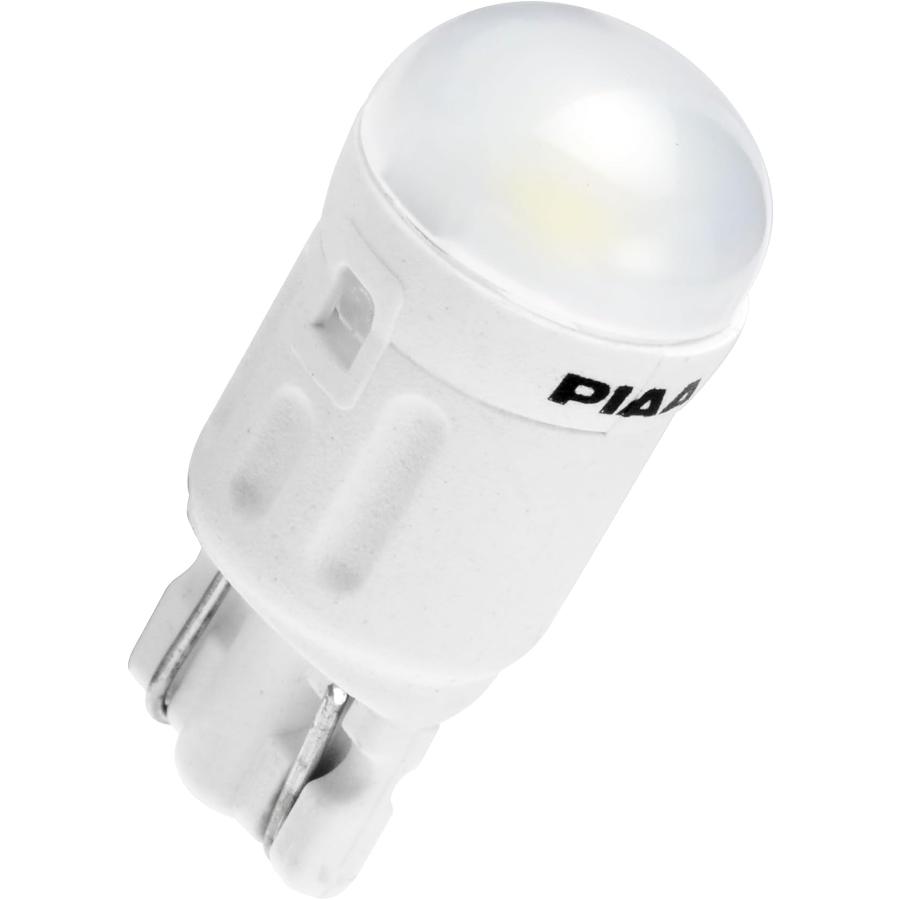 PIAA ピア ライセンスプレート用バルブ LED 6600K 蒼白光 12V 1.0W 80lm T10 2年保証 ハイブリット車/電気自動車対応 車検対応 1個入 LEL107 NEW ...
