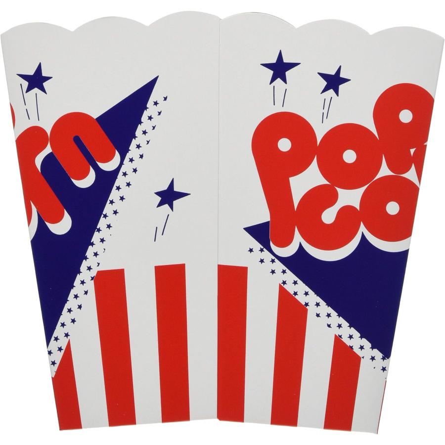 イービーエム EBM ポップコーンカップ ワンタッチ 25枚入 紙製 2718 : 葉月Yahoo!店 - 通販 - Yahoo!ショッピング