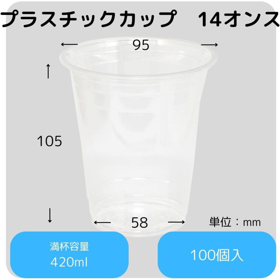 HEIKO ヘイコー プラスチックカップ14 420ml 100個 単品 透明 : 葉月Yahoo!店 - 通販 - Yahoo!ショッピング