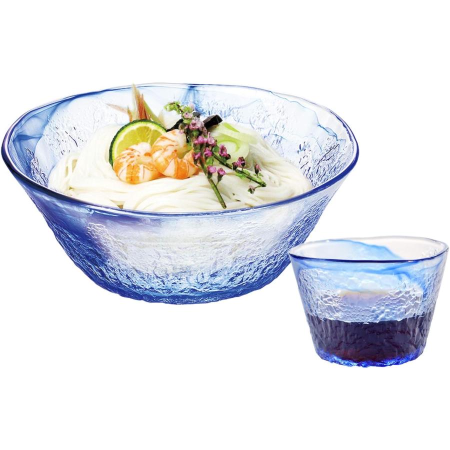東洋佐々木ガラス 流蒼 そうめん 3客セット 日本製 食洗機対応 麺皿 中鉢 鉢 器 取り皿 深皿 皿 ガラス皿 食器 ギフト プレゼント 贈り物 G097-B71 : 葉月Yahoo!店 ...