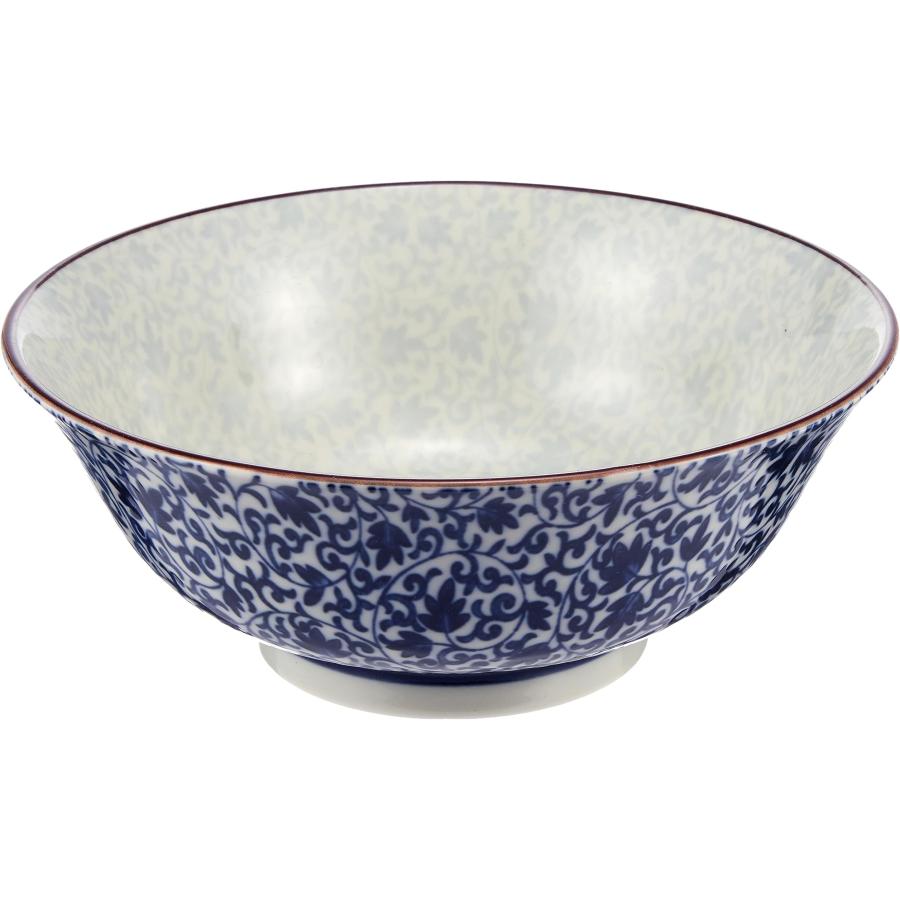 美濃焼 ラーメン鉢 麺鉢 19cm 益子唐草 日本製 132-1310 : 葉月Yahoo!店 - 通販 - Yahoo!ショッピング