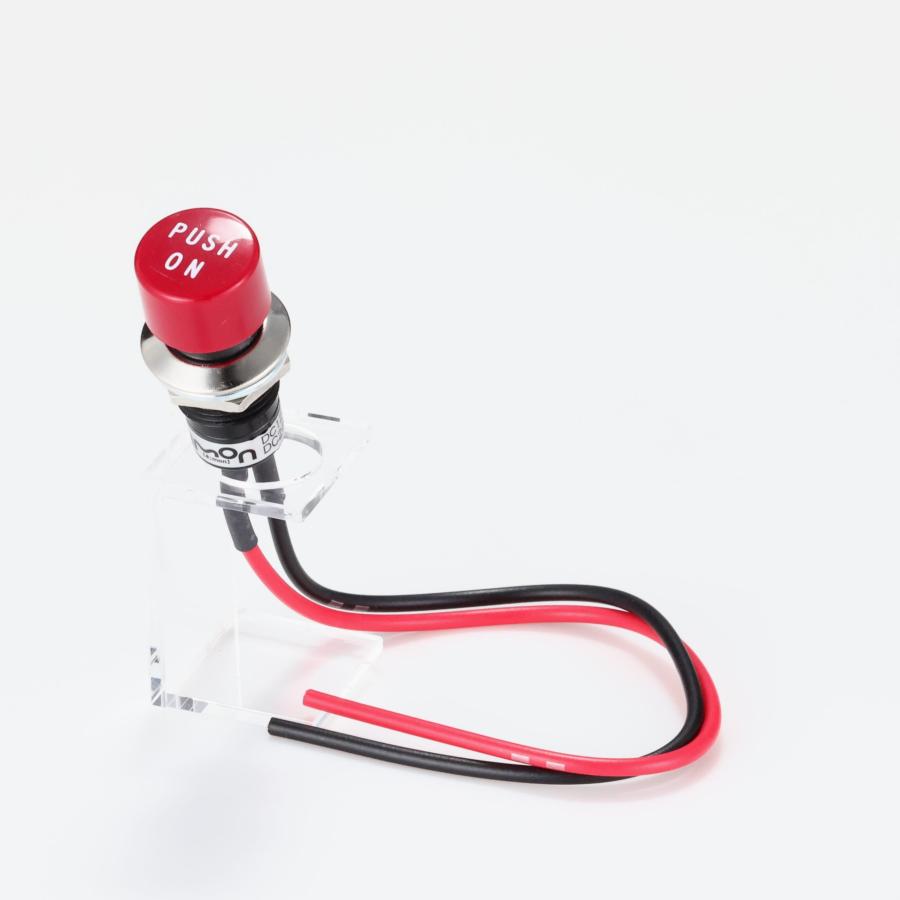 エーモン(amon) プッシュスイッチ 自動もどり DC12V・5A/DC24V・2.5A 3211 12V・5A/24V・2.5A/レッド ...