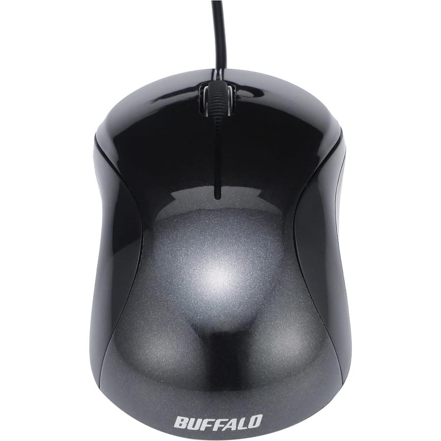 BUFFALO バッファロー 有線 BlueLED 静音 USB 3ボタンマウス ブラック BSMBU108BK 単品 : 葉月Yahoo!店 - 通販 - Yahoo!ショッピング