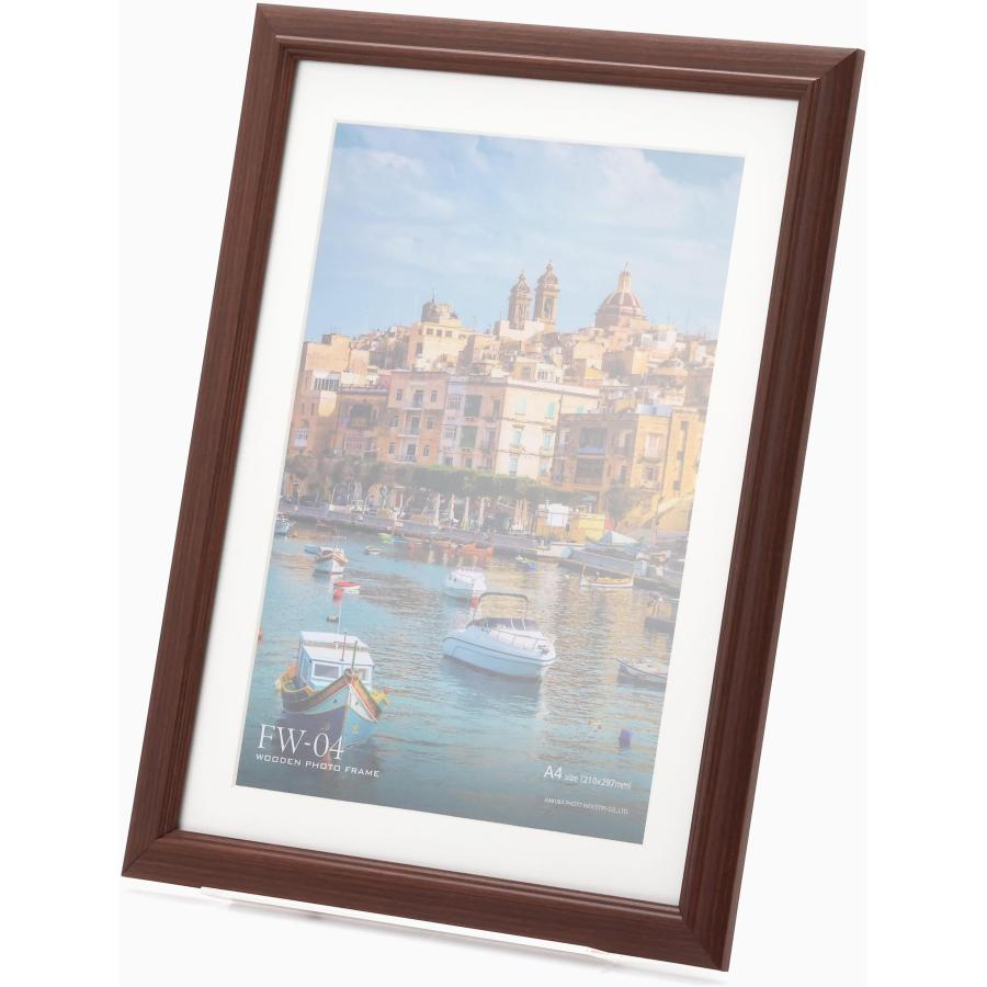 HAKUBA ハクバ 木製額縁 FW-04 A4 ブラウン FW-4-BRA4 1枚 : 葉月Yahoo!店 - 通販 - Yahoo!ショッピング