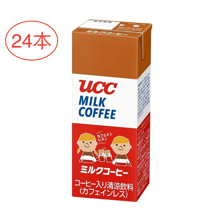 UCC 液体 ミルクコーヒー カフェインレス (紙パック) 200ml×24本 : 葉月Yahoo!店 - 通販 - Yahoo!ショッピング