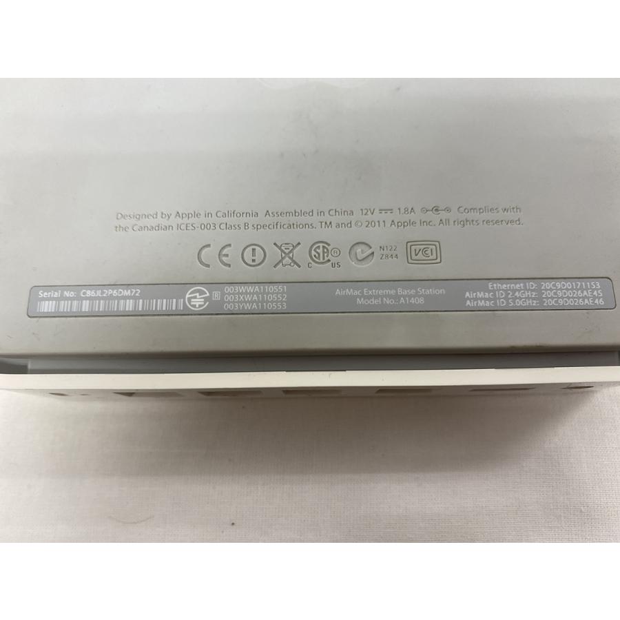 中古□AirMac Extreme Base Station第5世代 A1408☆通電・動作 中古□AirMac Extreme Base Station第5世代 A1408☆通電・動作