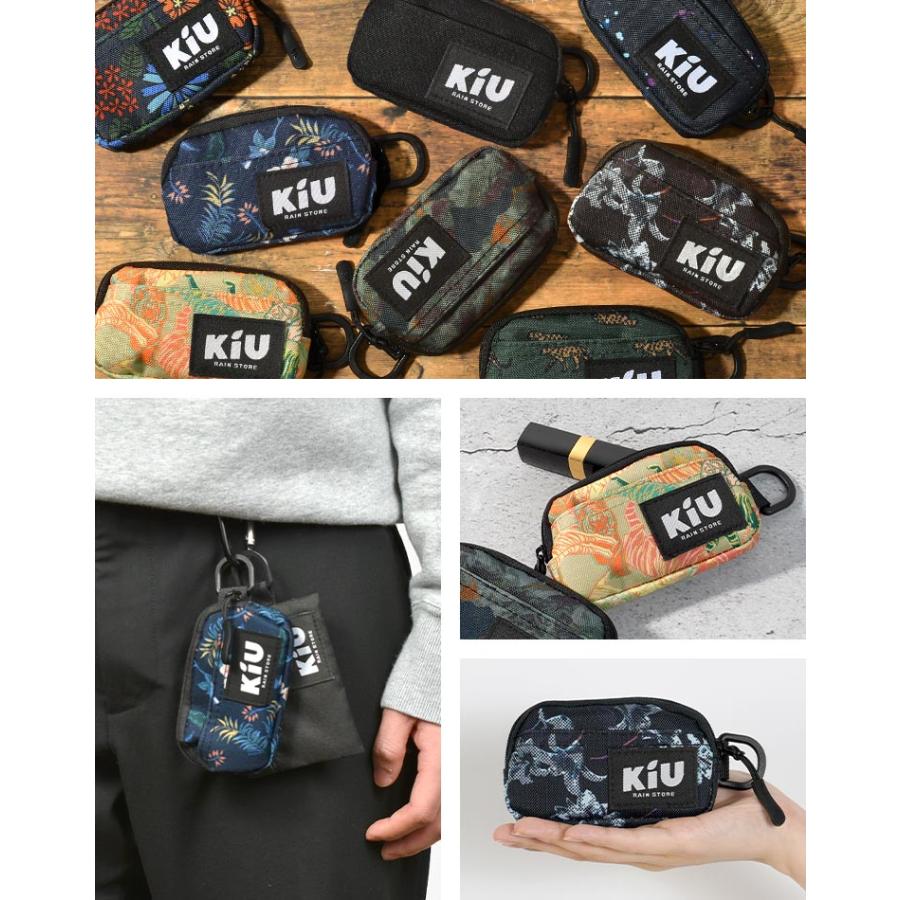 KiU ミニポーチ メンズ キーホルダー kiu キウ レディース 撥水 防水 小物入れポーチ コインケース キーケース スマートキー カード入れ付き : hauhau - 通販 ...