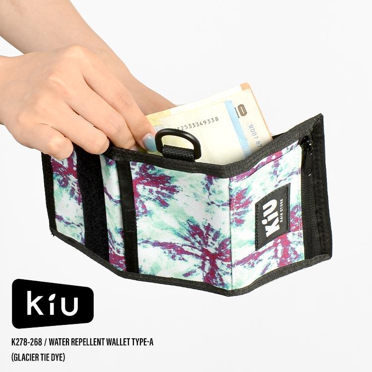三つ折り財布 kiu ウォータープルーフウォレットタイプA キウ WR WALLET TYPE-A 撥水 防水 財布 ミニ財布 カードポケット 札入れ コインケース 小銭入れ :kiu ...