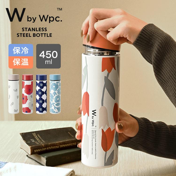 Wpc. 水筒 保冷保温 最強 ステンレスボトル おしゃれ wpc かわいい 大人 女性 女の子 450ml 北欧 花柄 猫 ネコ マイボトル マグボトル : hauhau - 通販 ...