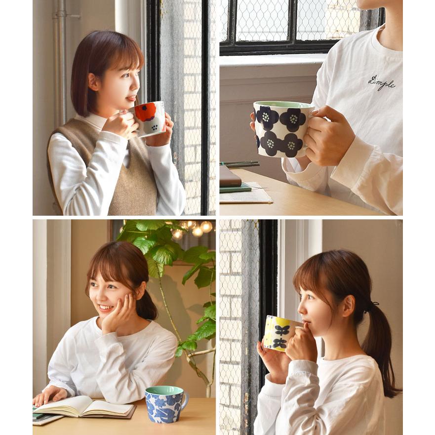 マグカップ 北欧 マグ おしゃれ スープマグ かわいい 400ml 女性 花柄 Wpc. Patterns ワールドパーティ 電子レンジ対応 食洗機対応 食器 カップ 花柄 ブルー :wpc ...