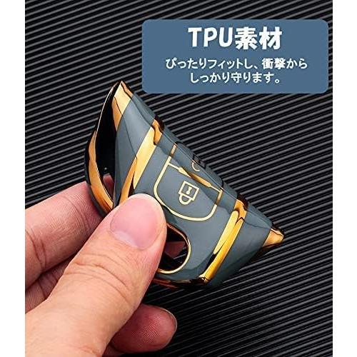 マツダ スマートキーケース TPU キーカバー CX-5/3 デミオ アテンザ ブラック×シルバー3 :kc066:HayabusaAutoShop - 通販 - Yahoo!ショッピング