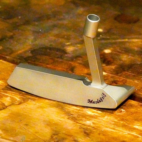 Masda golf マスダゴルフ パター スタジオ5 ステンレスバージョン studio 5 ツアープロト 3004 カーボン シャフト ハンドメイド 専用ヘッドカバー付 [日本製][右打用 ...