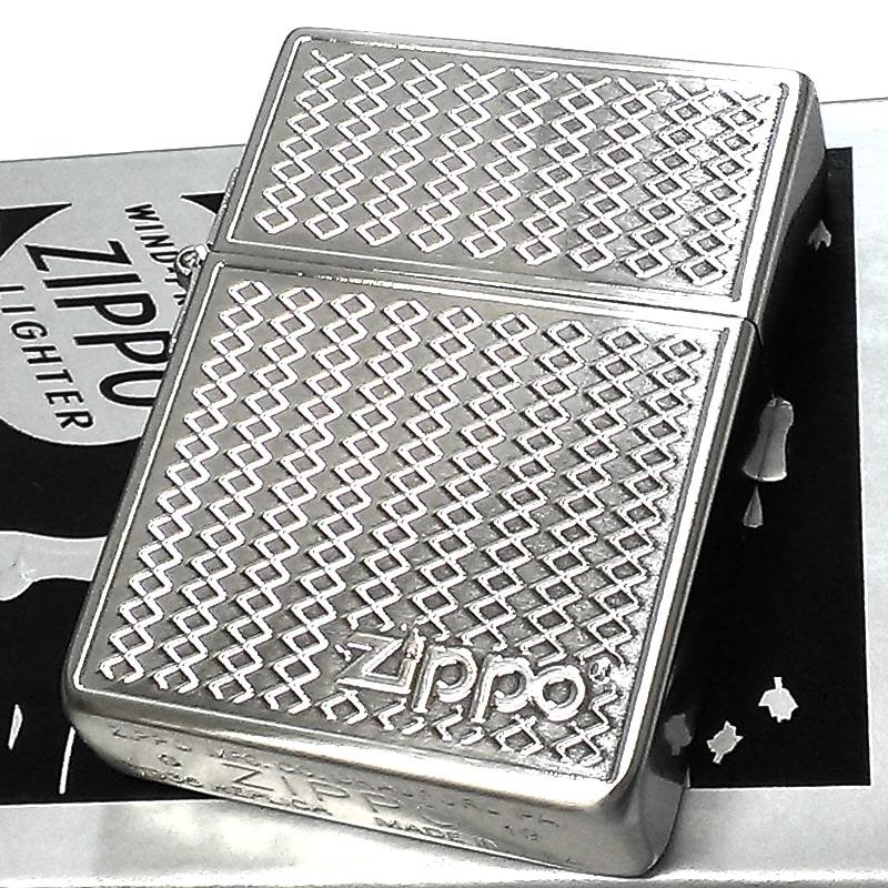 ZIPPO ライター 1935 復刻レプリカ グリルメッシュ ニッケルサテン 両面加工 エッチング彫刻 アンティークシルバー ジッポ : Zippoタバコケース喫煙具のハヤミ - 通販 ...