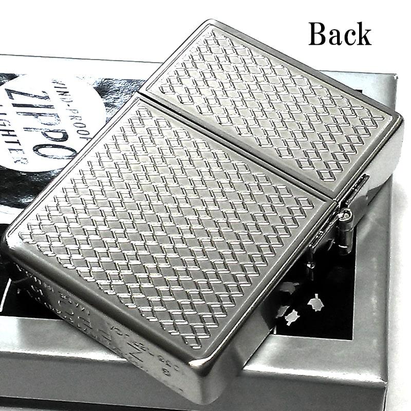 ZIPPO ライター グリルメッシュ 1935 復刻レプリカ ニッケルサテン ジッポ 両面加工 エッチング彫刻 アンティークシルバー : 1935grillmesh-b : Zippoタバコ ...