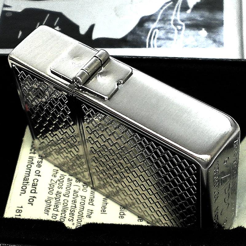 ZIPPO ライター 1935 復刻レプリカ グリルメッシュ ニッケルサテン 両面加工 エッチング彫刻 アンティークシルバー ジッポ : Zippoタバコケース喫煙具のハヤミ - 通販 ...