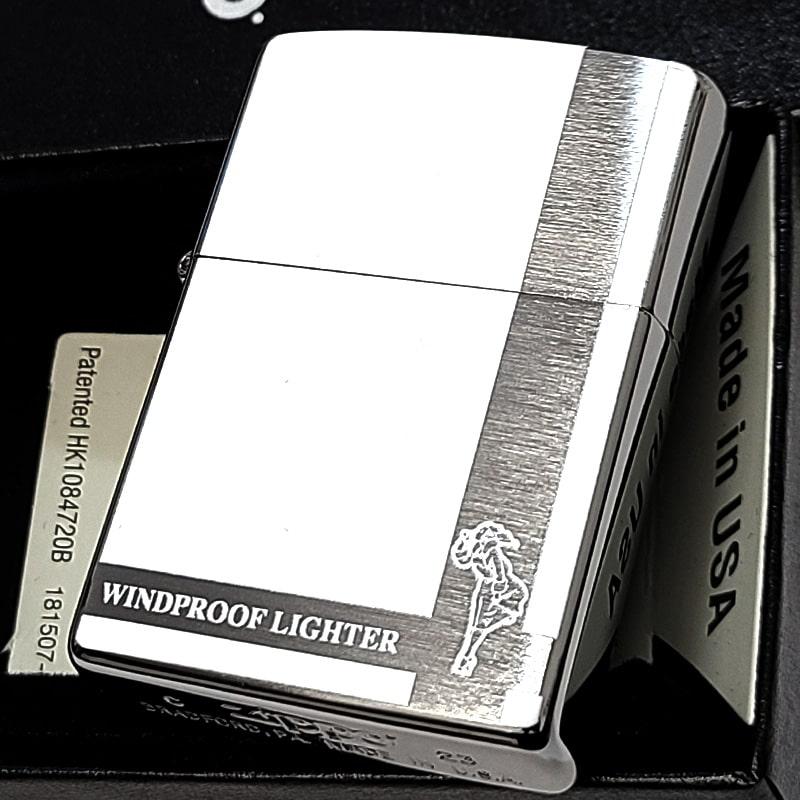 ZIPPO ライター クラシカルデザイン ウィンディ ジッポ おしゃれ シルバー Windy ガール クロスライン おしゃれ レトロ レディース : 200cd-g : Zippoタバコケース ...