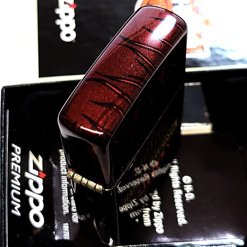 ZIPPO 訳あり ハーレー ダビッドソン 5面加工 ロゴ ジッポ ライター 金タンク おしゃれ レッド ブラック 炎 連続プリント : Zippoタバコケース喫煙具のハヤミ - 通販 ...