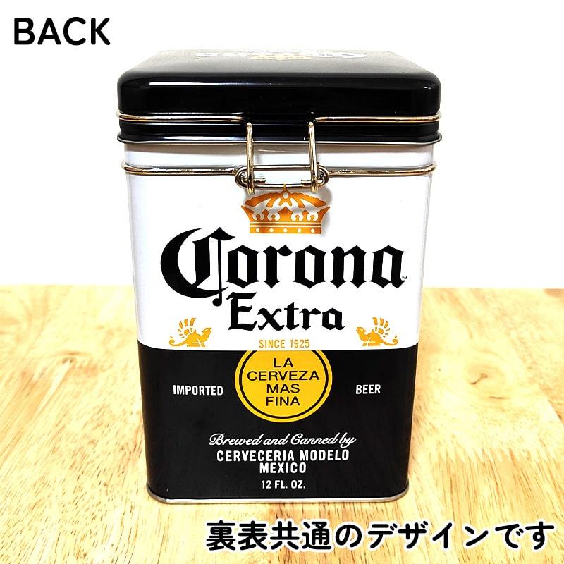 アメリカン レトロ 小物入れ コロナ 蓋付き キャニスター 収納 おしゃれ 角型 保存容器 CORONA ビール ロゴ 缶 インテリア 雑貨 : Zippoタバコケース喫煙具のハヤミ - 通販 ...