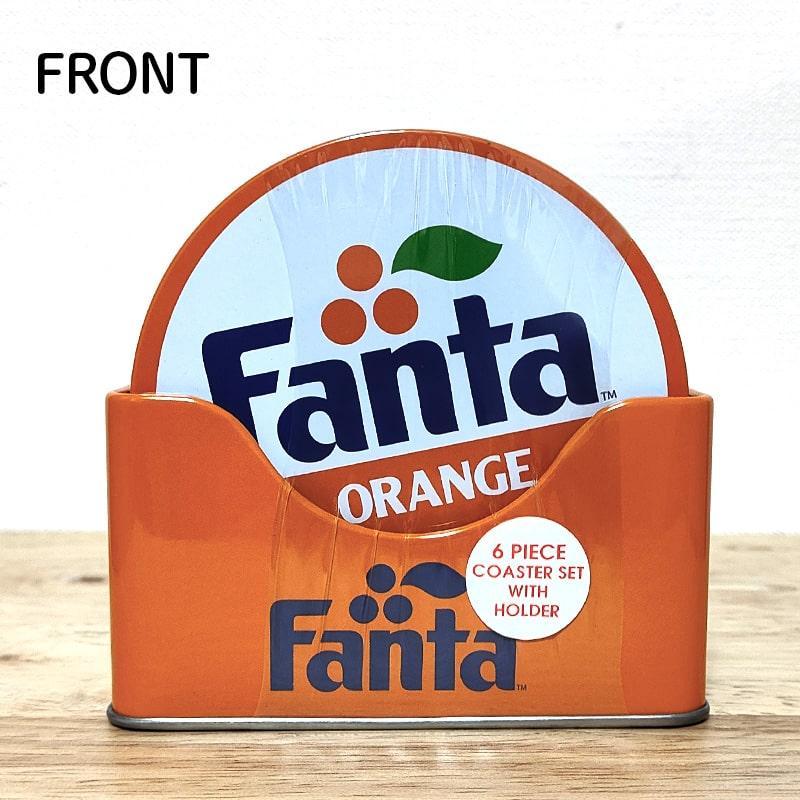 アメリカン レトロ コースター セット ファンタ 6枚入り 可愛い 雑貨 FANTA ロゴ 正規ライセンス品 ティン ブリキ オレンジ アウトドア : Zippoタバコケース喫煙具のハヤミ ...