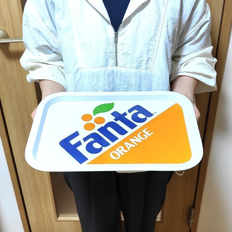 Coca Cola ファンタオレンジ お盆 レクタングル ティントレイ スクエア型 可愛い FANTA ロゴ プレート アメリカン 雑貨 キッチン トレー 配膳 : Zippoタバコケース喫煙 ...