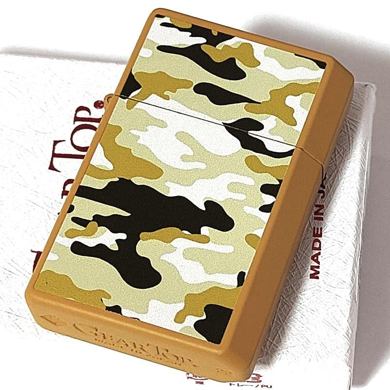 ZIPPO ギアトップ ライター カモシリーズ GEAR TOP オイルライター カモフラージュ 迷彩 おしゃれ ベージュ かっこいい ミリタリー : Zippoタバコケース喫煙具のハヤミ ...