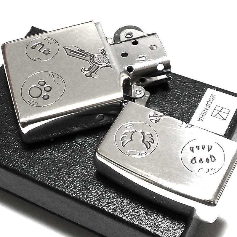 ZIPPO アニメ RAVE ハル＆エリー ジッポ ライター 真島ヒロ レイヴ シルバーイブシ キャラクター : Zippoタバコケース喫煙具 ...
