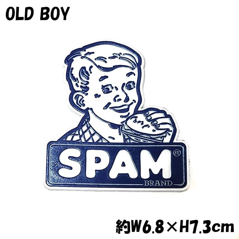 アメリカン レトロ マグネット SPAM ロゴ 選べる 4種類 エンボス加工 スパム アメリカン 雑貨 キャラクター 缶 お洒落 磁石 かっこ ...