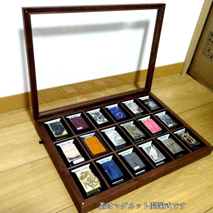 ZIPPO コレクターボックス コレクションBOX ウォルナット仕様 ZIPPO コレクターボックス コレクションBOX ウォルナット仕様