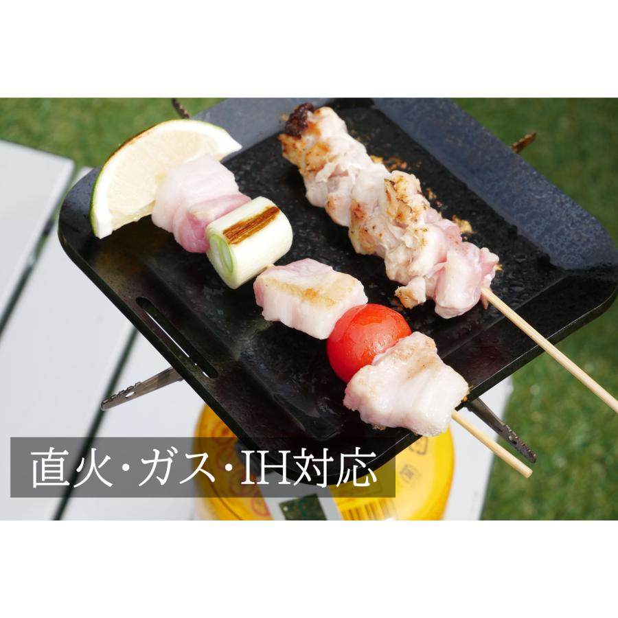 HC-14 ソロキャンプレートM 極厚プレート（4.5mm） ソロキャンプ アウトドア バーベキュー IH可 :solocam-m:早野研工ヤフー店 - 通販 - Yahoo!ショッピング