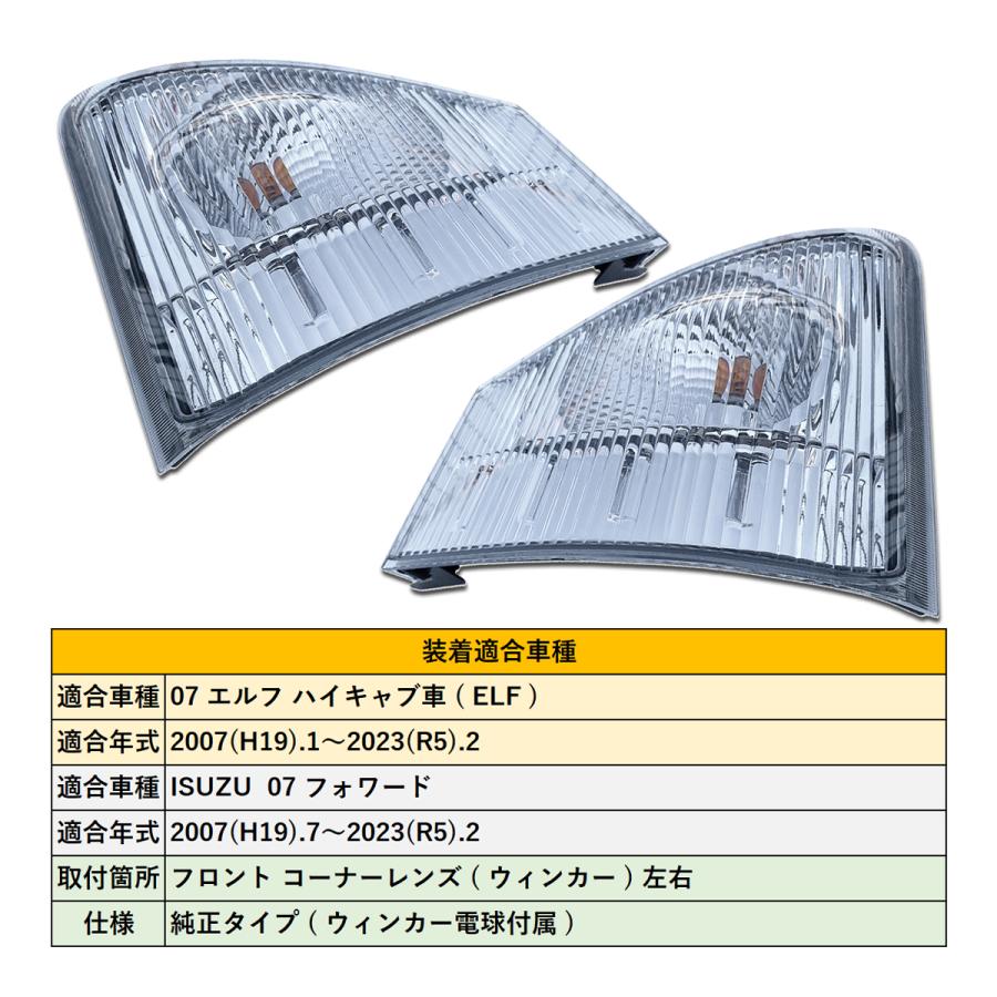 07 フォワード ハイキャブ ウィンカー ( コーナーレンズ ) 純正タイプ 左右セット 2007(H19).1〜2023(R5).2 爆買 : HAYARIYA - 通販 - Yahoo ...