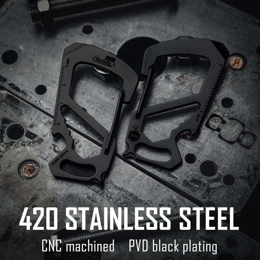 KeyUnity KS00 7in1マルチツール カラビナ ドライバー 栓抜き キーホルダー 定規 : ライト専門 HAYASAKI STORE - 通販 - Yahoo!ショッピング