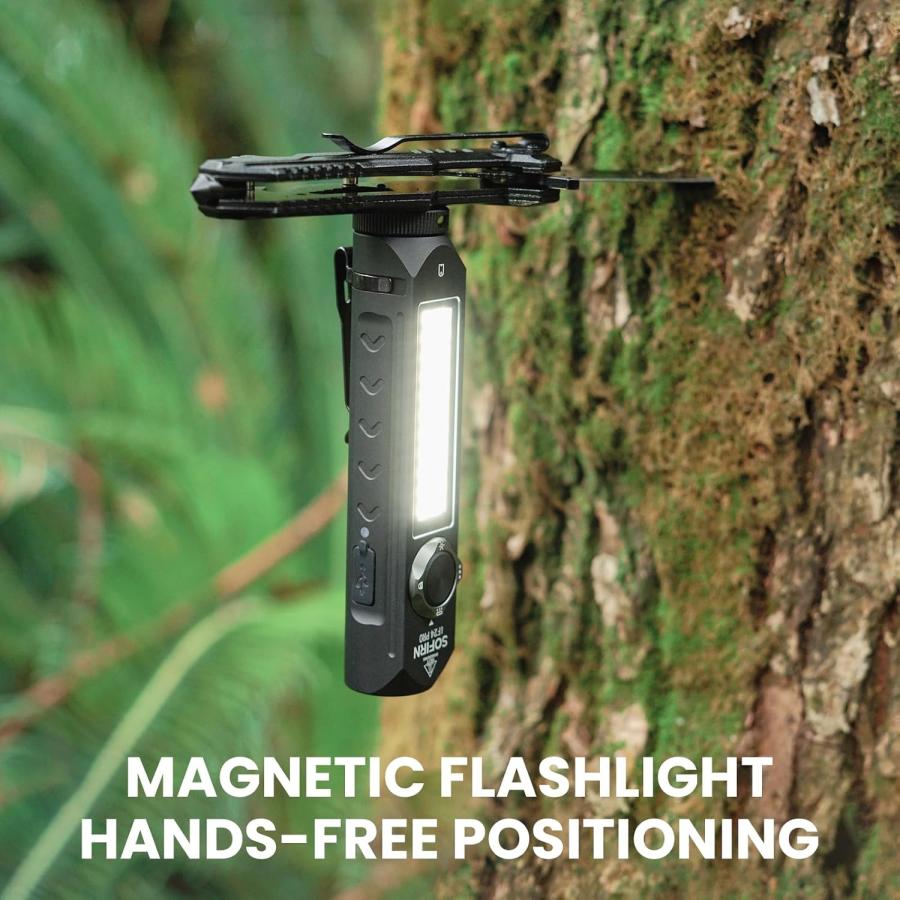 Sofirn IF24 Pro フラッシュライト 1800ルーメン USB-C充電式 ケーブル付属 ハンディライト 懐中電灯 ソフィーン ...