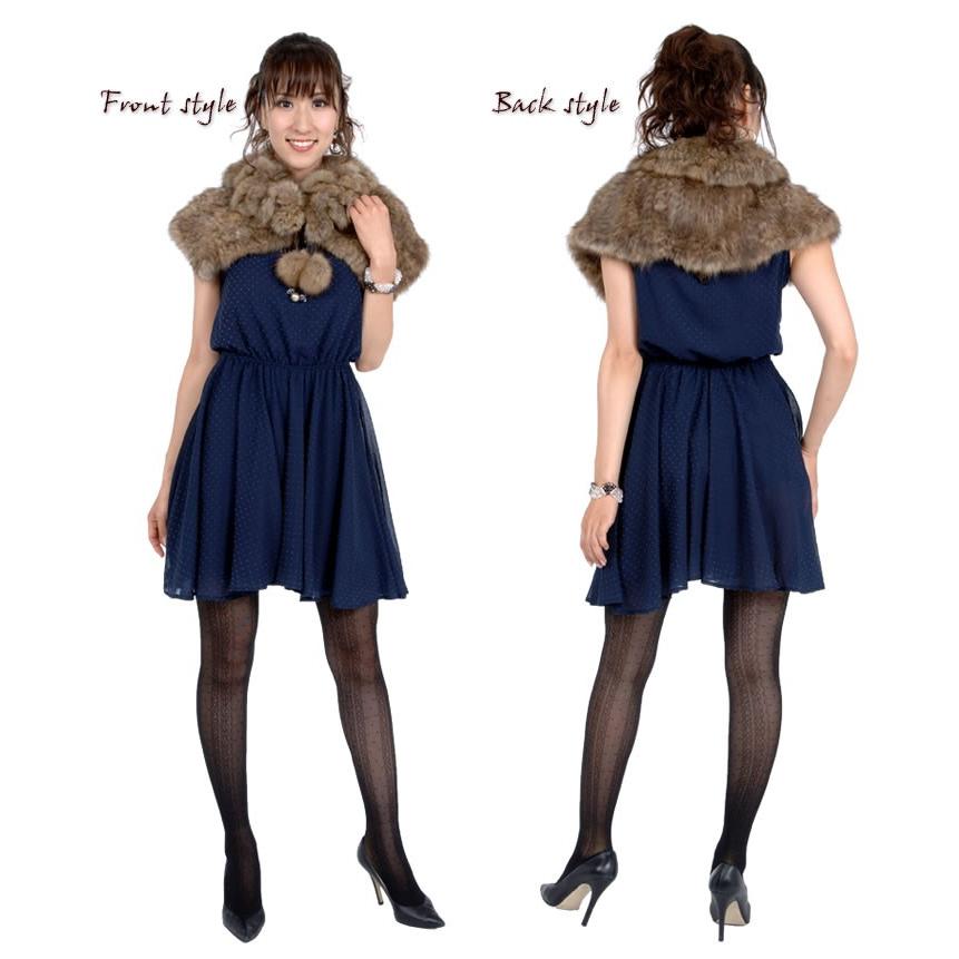 ファーコート セーブル ファー ケープ ボレロ ロシアンセーブル 編