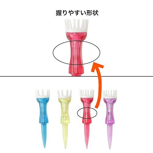 Tabata(タバタ) ゴルフ ティー 段 プラスチックティー 段付リフトティー 40mm 8本入 GV1412 40