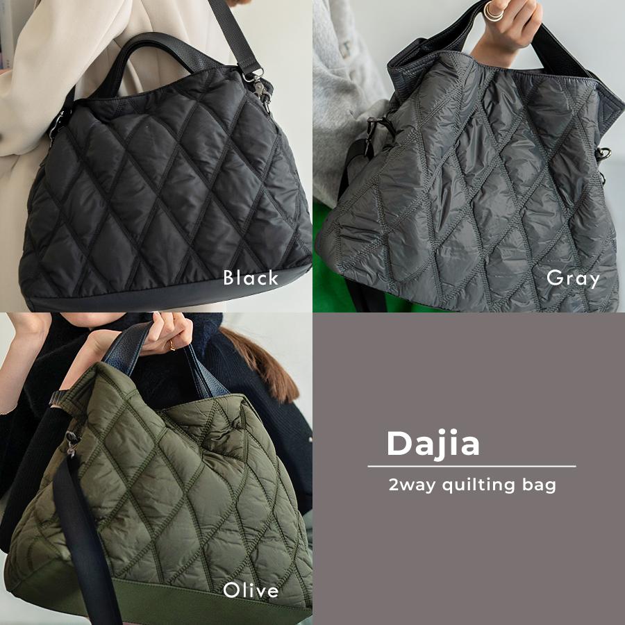 トートバッグ レディース 2way ナイロン キルティング ショルダーバッグ 通勤 通学 おしゃれ「 Dajia ダジア」人気 軽い ブランド HAYNI :dajia:バッグブランド ...
