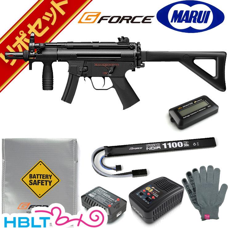 東京マルイ MP5K A4 PDW スタンダード電動ガン G-FORCE リポバッテリー フルセット :shb00001418:HBLT ...