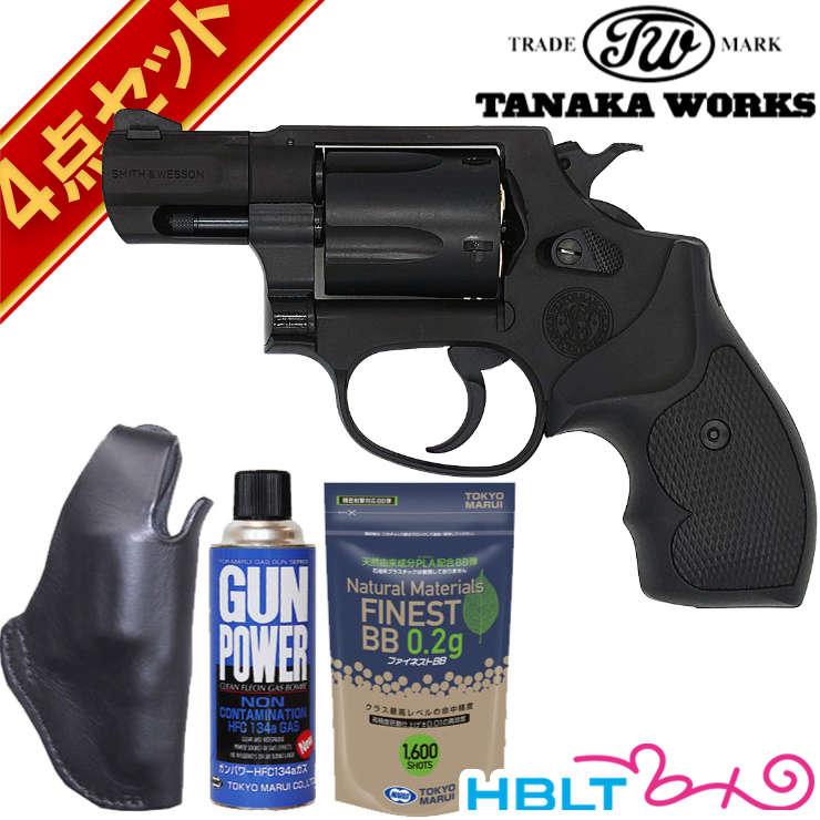 タナカワークス S&W M36 PC ラウンド Ver.2 HW ブラック 2インチ ガスリボルバー フルセット : HBLT - 通販 - Yahoo!ショッピング