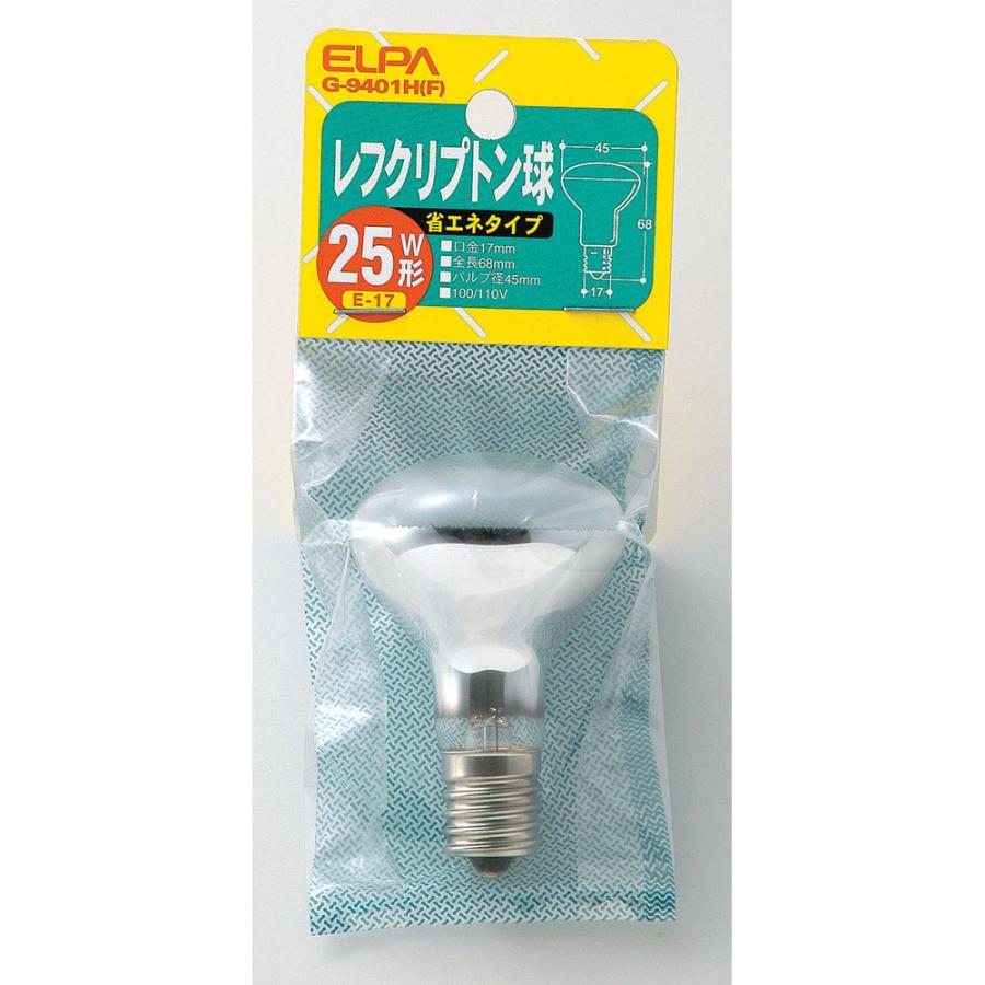 朝日電器 レフクリプトン球 G-9401H(F) ELPA [白熱電球 長寿命] 爆買 : DIY.com - 通販 - Yahoo!ショッピング