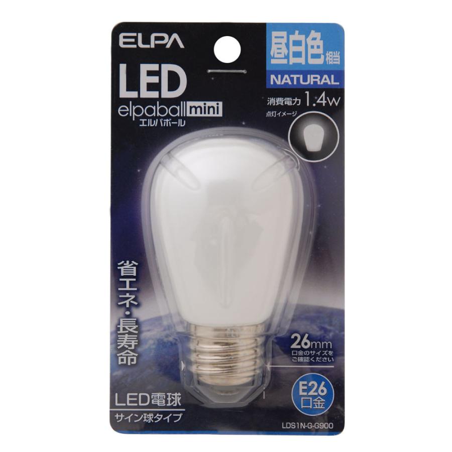 ELPA LED電球サイン球E26 LDS1N-G-G900 [省エネ] 爆買 : DIY.com - 通販 - Yahoo!ショッピング